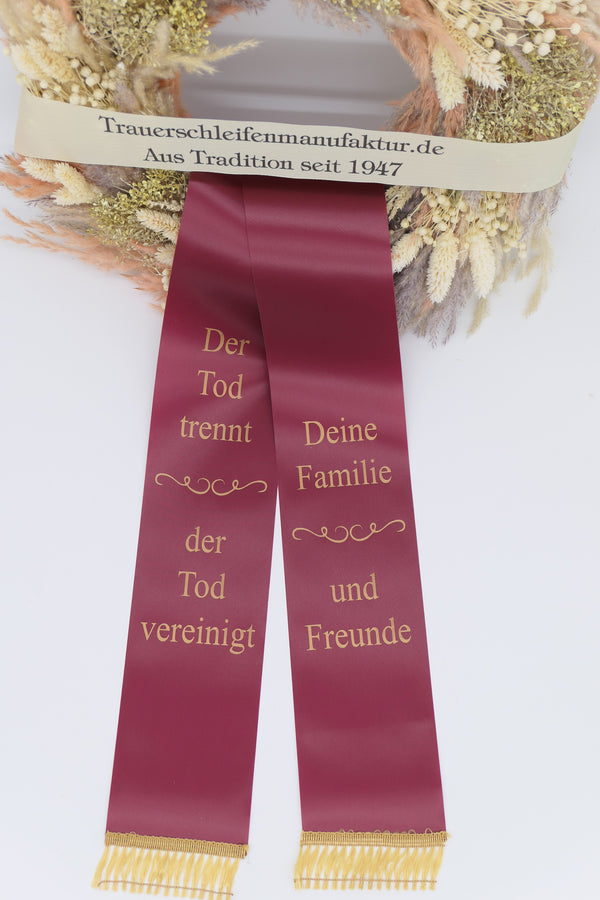 Trauerschleifen online bestellen & personalisieren – Trauerschleifen ...